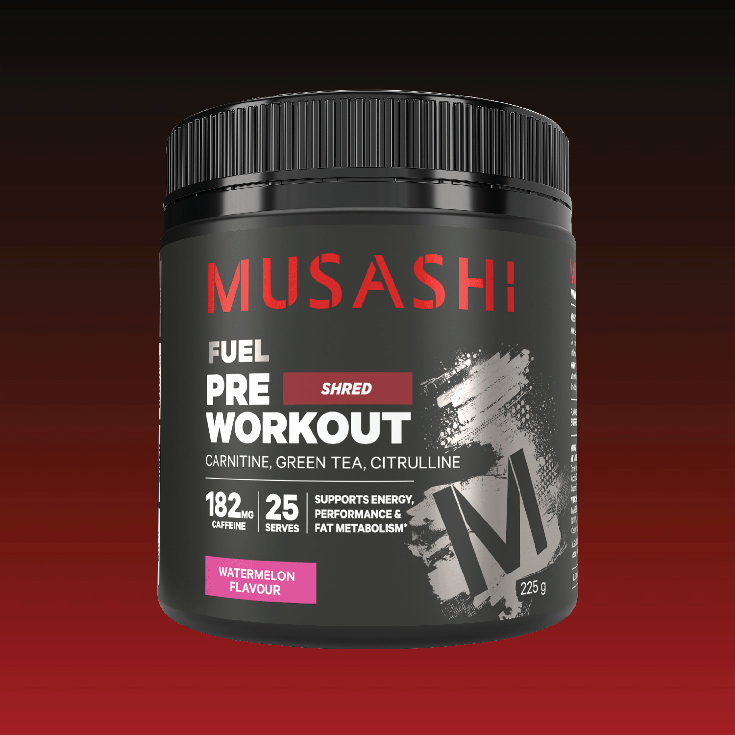 Pre Workout Shred 225g – Musashi